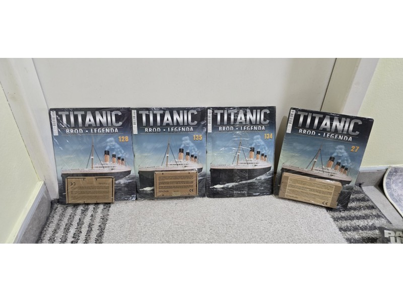 Titanic - 4 broja Deagustini- u celofanu