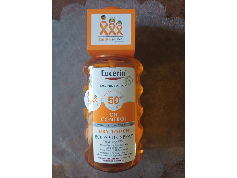 Eucerin Dry Touch sprej spf50+