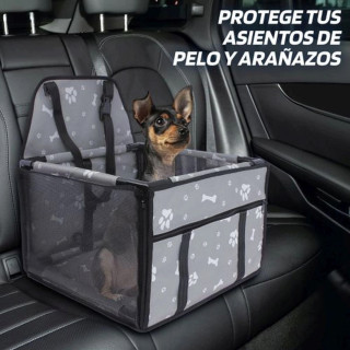 TRANSPORTNA TORBA ZA ZIVOTINJE 38.5x38.5x27CM SIVA