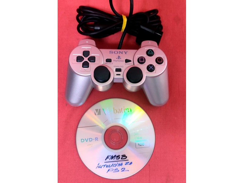 Džojstik PS2 - Silver Dualshock 2