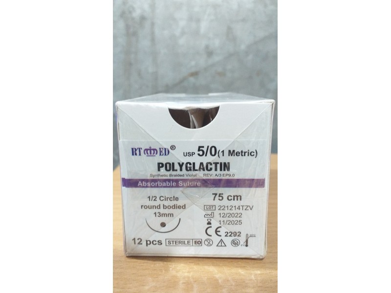 Polyglactin 5-0 okrugla