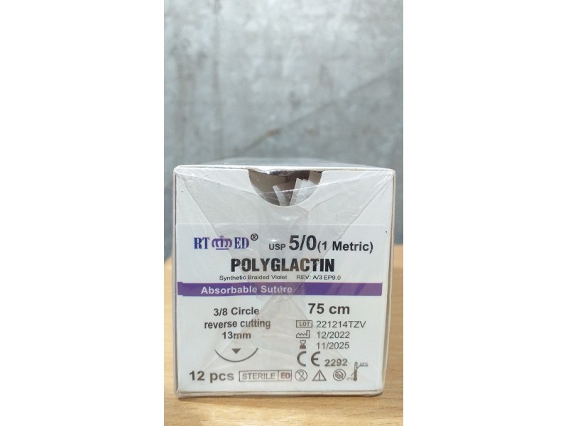 Polyglactin 5-0 trougla
