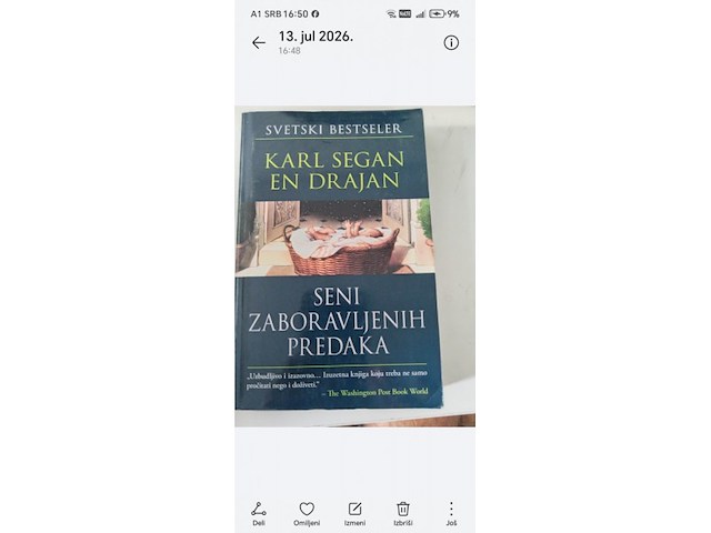 Seni zaboravljenih predaka, Karl Segan, En Drajan