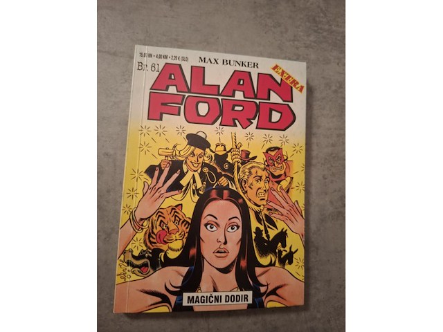 Alan Ford extra broj 61: Magični dodir