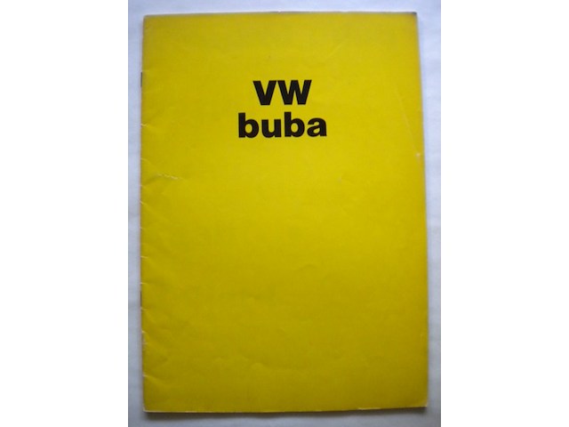 Fabrički prospekt `VW buba`