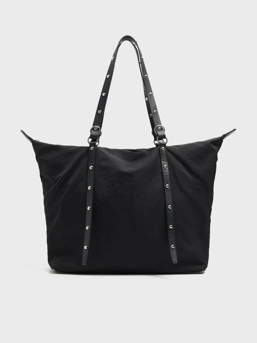 Crna shopper torba
