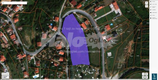 UKNJIŽEN plac 17 ari, Beli Potok (Voždovac) — Izla