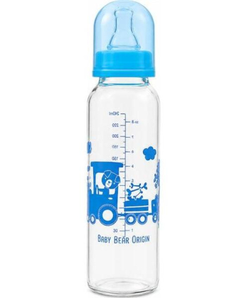 BBO Classic staklena flašica za bebe 240ml Blue 44674GB