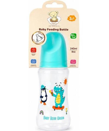 BBO Wide Neck plastična flašica za bebe 240ml Green 44778G