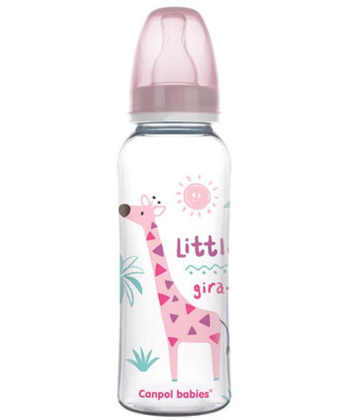 Canpol Babies flašica za bebe 250ml africa 59/200 Pink