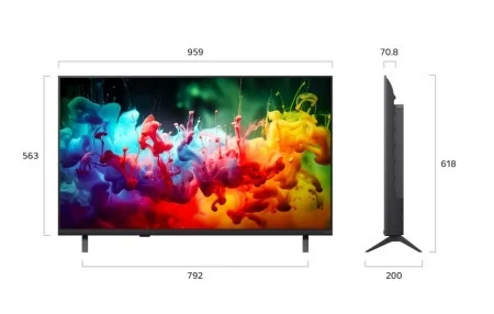 LG 43QNED70B3C/QNED-Mini LED/43"/4K Ultra HD/smart/webOS 26/crna Televizor ( 43QNED70B3C )