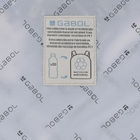 Gabol Ranac putni za low cost sa 2 odeljka 27x39x18 cm 19l - 0,64kg Week Eco crna ( 16RNG122326B )