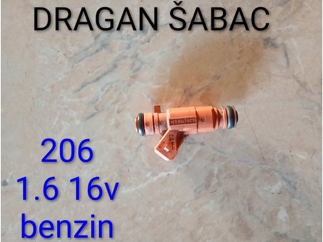 PEUGEOT 206 dizna 1.6 benzin 16v