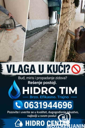 Hidroizolacija vlažnih kuća