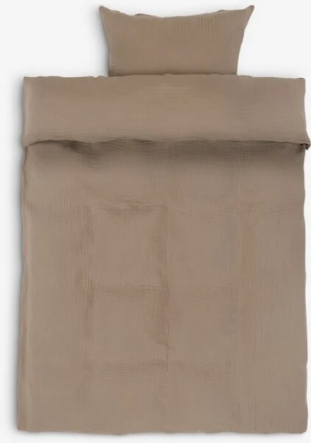 Set posteljine muslin 140x200 tamni pesak
