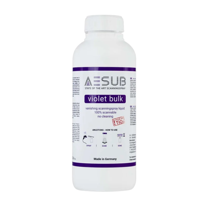 AESUB violet 3D sprej za skeniranje 1l