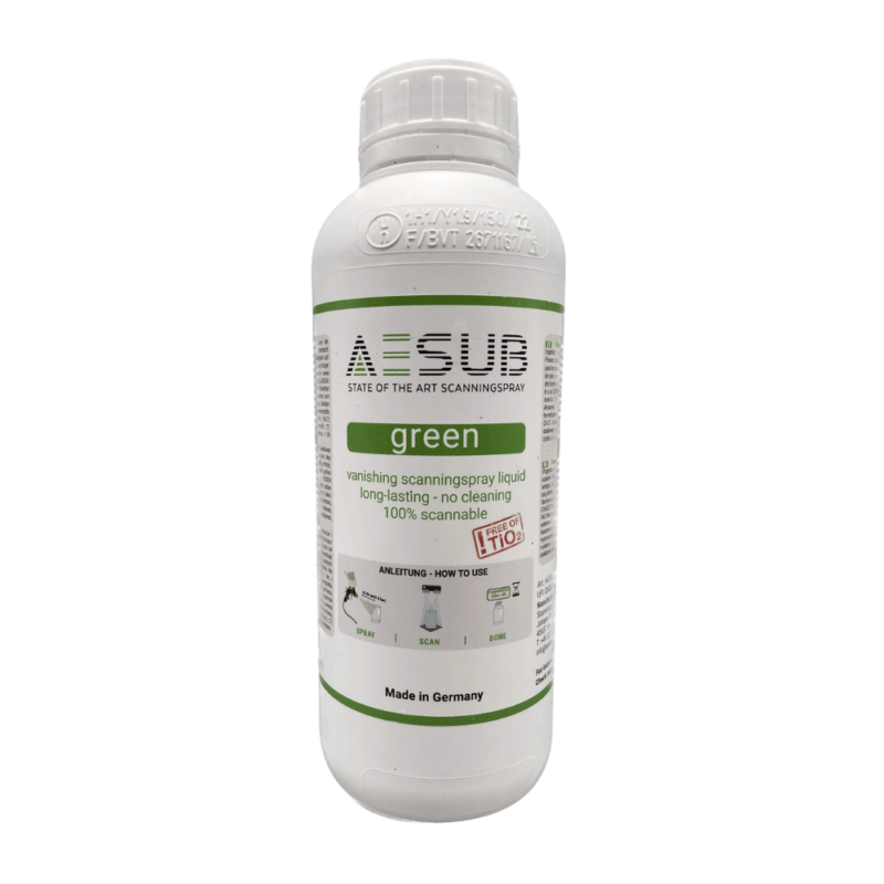 AESUB green 3D sprej za skeniranje 1l