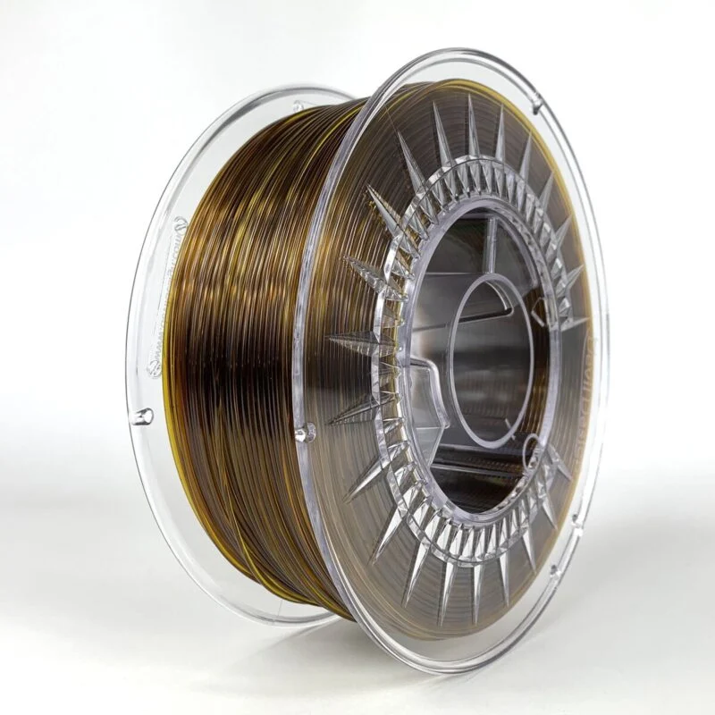 D.D. PET-G 1,75mm 1kg AMBER TRANSPARENT