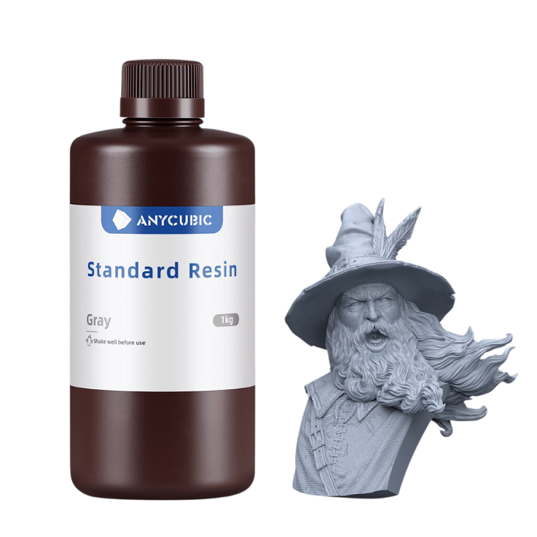 Anycubic Standard Resin 1KG Siva (GRAY)