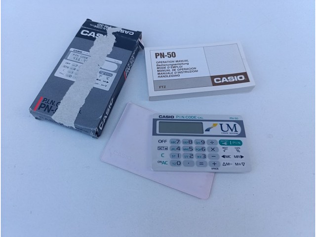 CASIO P.I.N Code cal - PN-50 retro digitron - Retkoooo