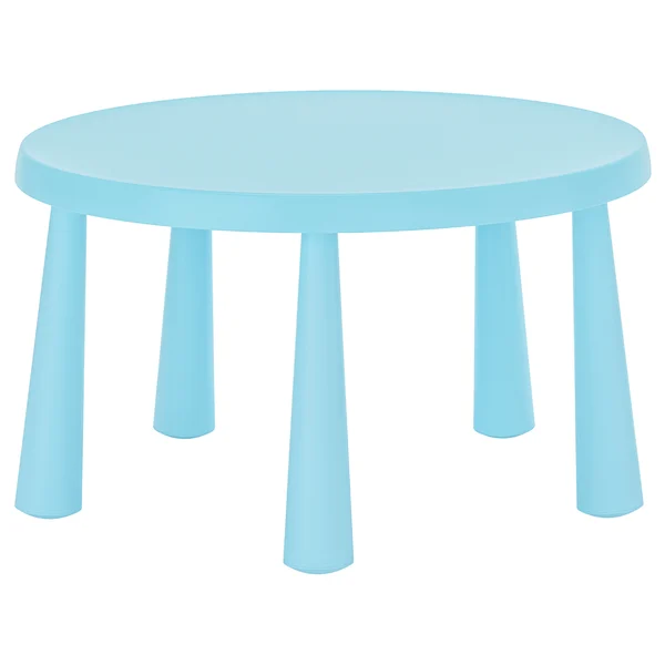 Sto za decu, unutra/spolja/svetloplava, 85 cm