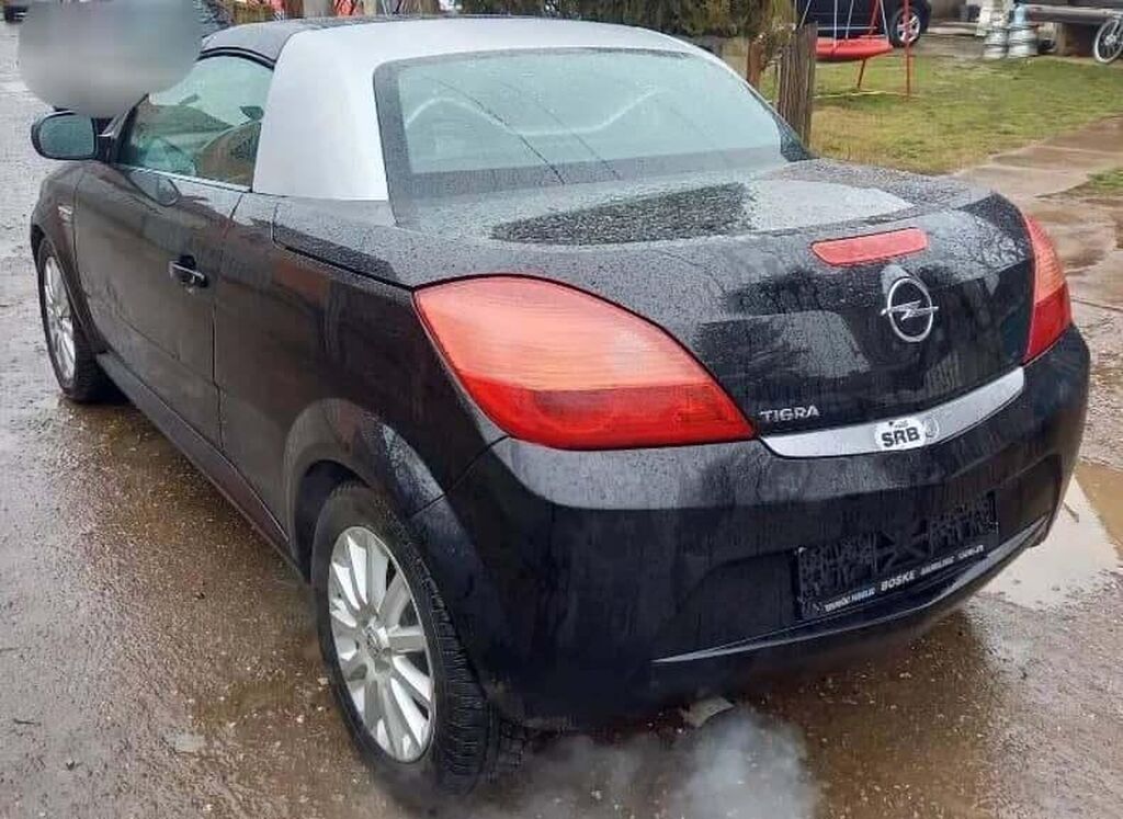 OPEL TIGRA 1.4 - KOMPLETAN AUTO U DELOVIMA | Z14XEP MOTOR CRNA