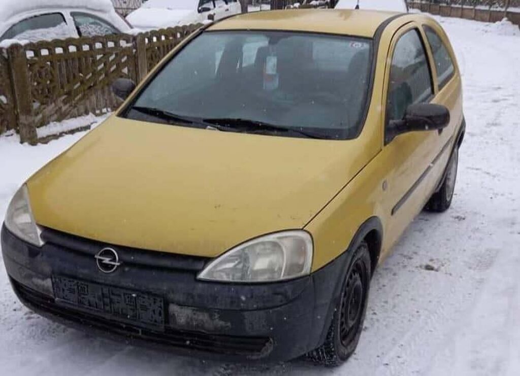 OPEL CORSA C 1.0 - KOMPLETAN AUTO U DELOVIMA | Z10XE OZNAKA MOTORA