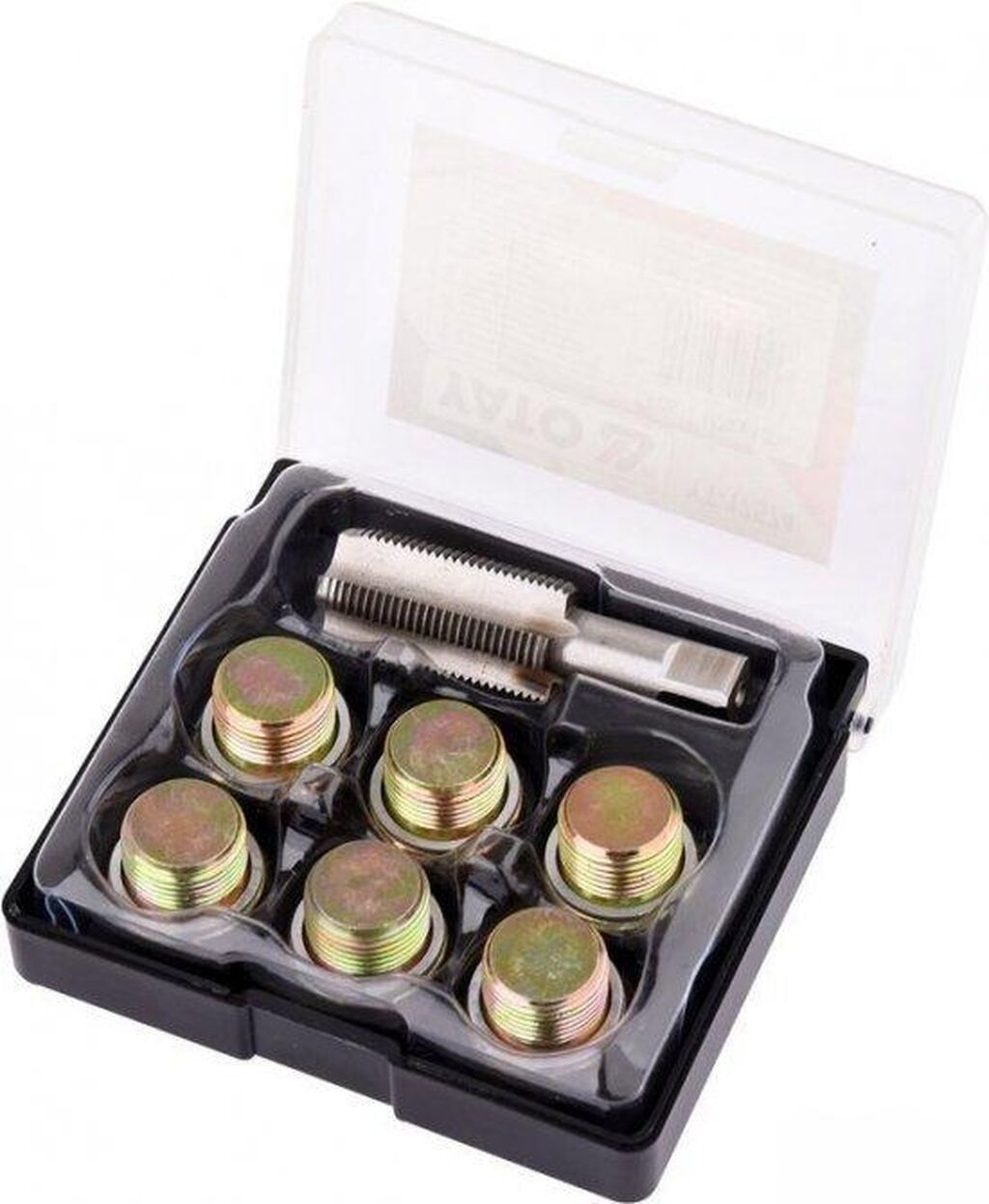 YATO set čepova za karter sa navojem + nareznica, model YT-17574 -