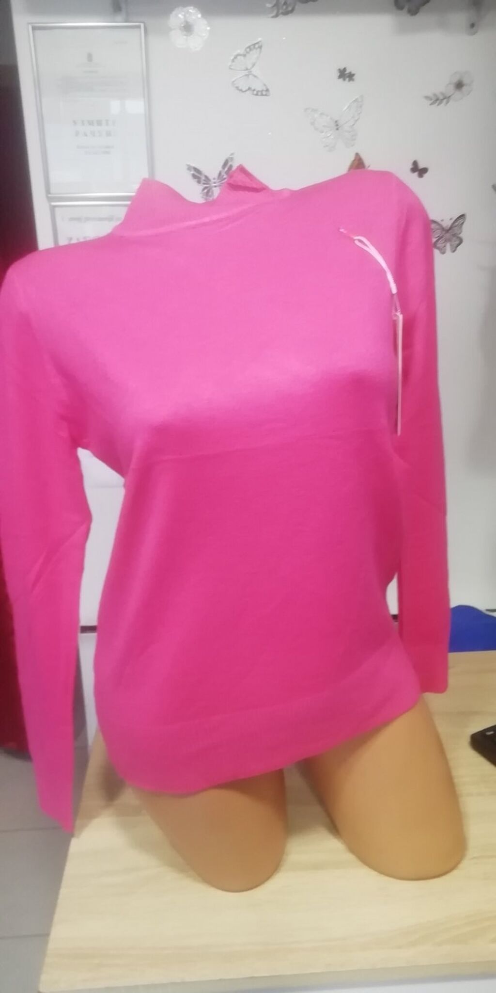 Zenske polu rolke pamuk kasmir - elastin vel. M. L. Xl. Cena: 1490