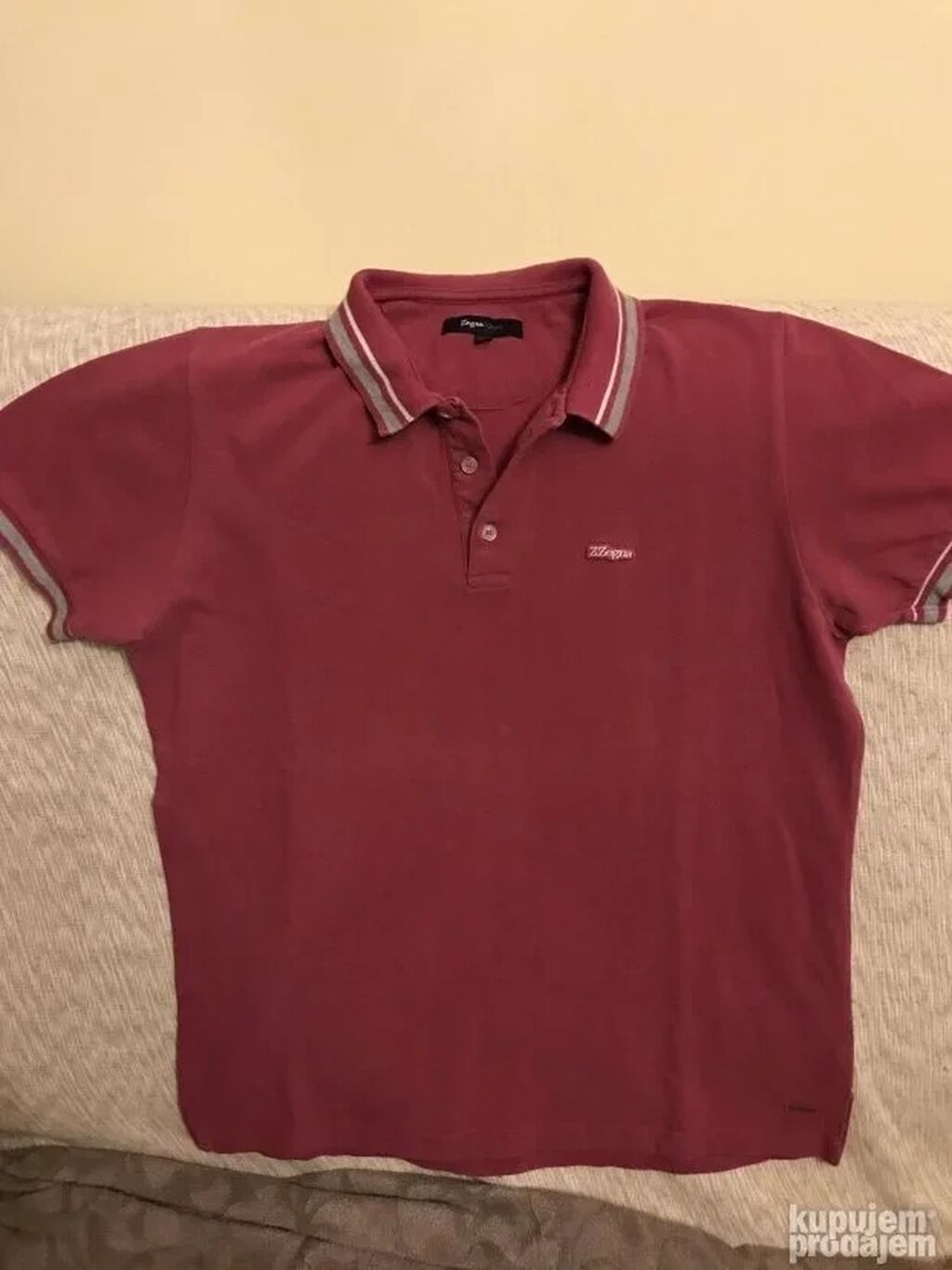 Original Ermenegildo Zegna kosulja M / L 100% cotton Ramena 47cm