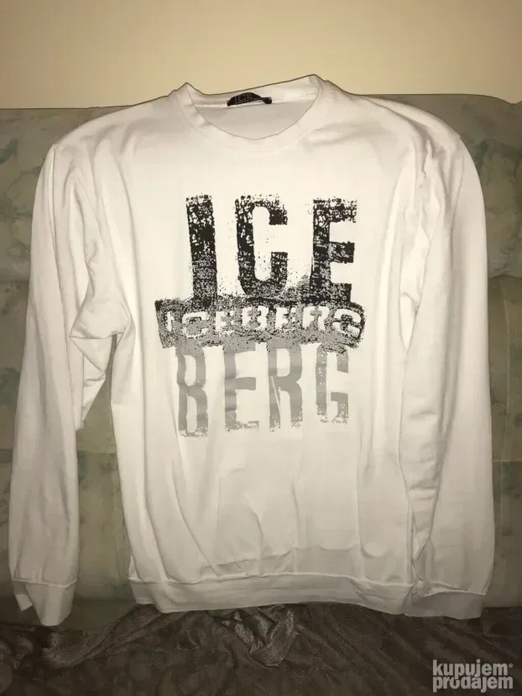 Original ICEBERG duks L KAO NOV 100% cotton Ramena 49/50cm, duzina