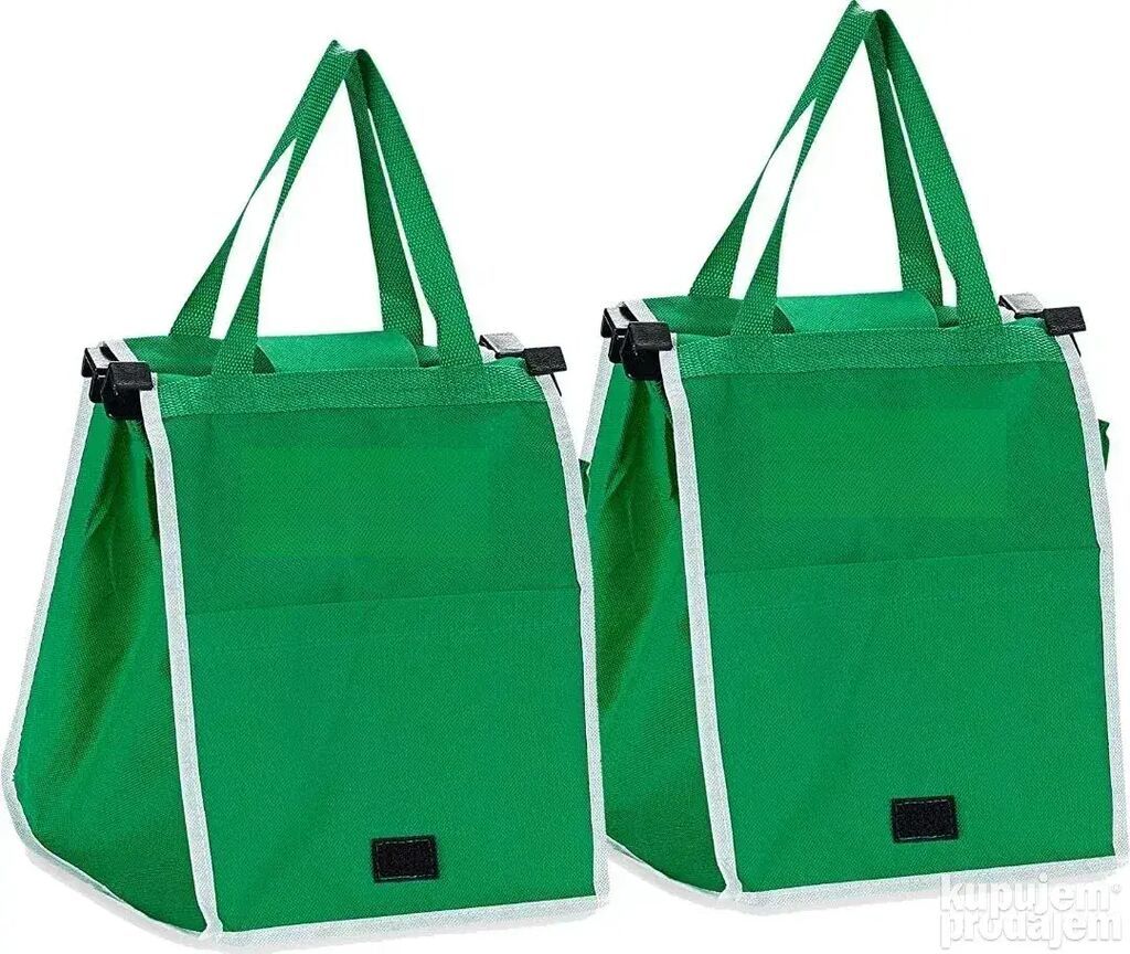 Torba za prodavnicu – 2 torbe u pakovanju   ️ Grad Clip Bag – torba za