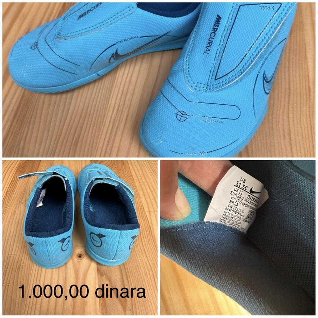 Dečija sportska obuća – više modela i veličina 1) Nike Mercurial