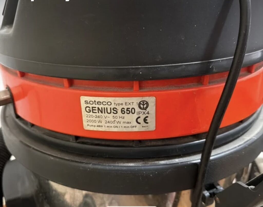 Soteco Genius 650 (type EXT-1) profesionalni usisivač/ekstraktor -