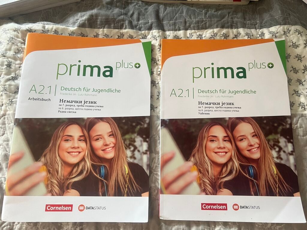 Nemački prima plus A2.1 Udžbenik i radna sveska za 7 razredodlično