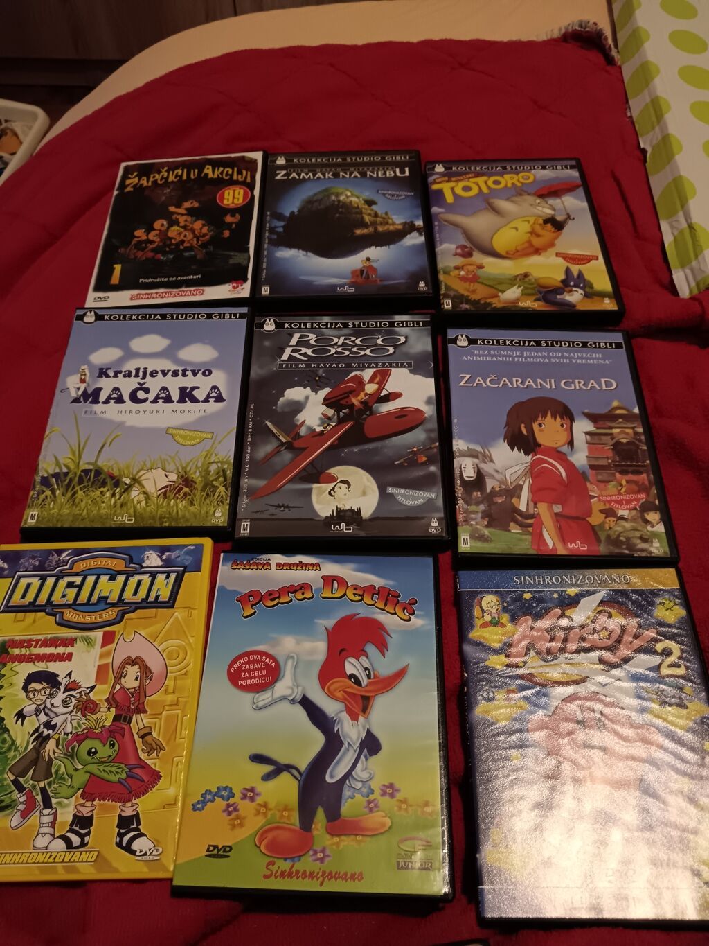 Kolekcija DVD crtanih filmova i serija – sinhronizovano na srpski
