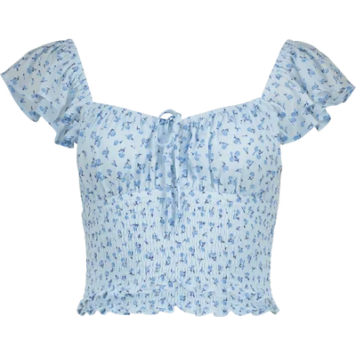 Bluse mit Smoke Part
