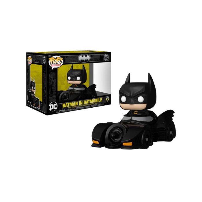 Figura Funko POP! Rides Deluxe: Batman 85th Anniversary - Batman with Batmobile