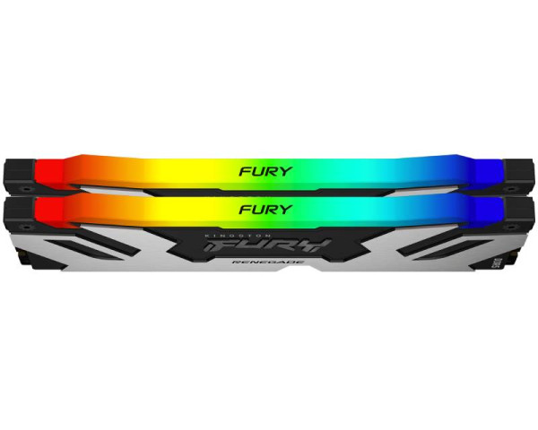 KINGSTON DIMM DDR5 48GB (2x24GB kit) 8000MT s KF580C38RSAK2-48 FURY Renegade Silver RGB XMP (MEM02744)