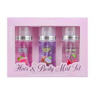 Sprej za kosu i telo set 3 - Fruity, 75 ml