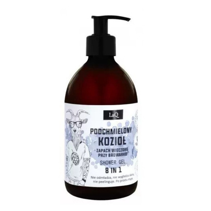 MUŠKI GEL ZA TUŠIRANJE 8U1 SA NIACINAMIDOM I UREOM – LAQ RYSZARD Z BIESZCZAD 300 ML