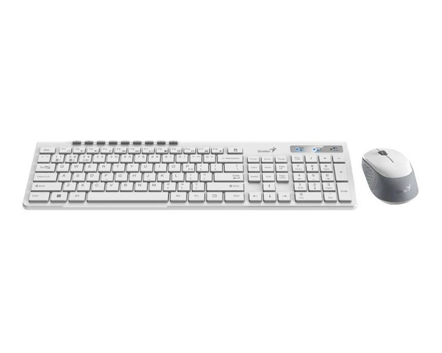 GENIUS SlimStar 8230 Wireless USB YU bela tastatura+ miš