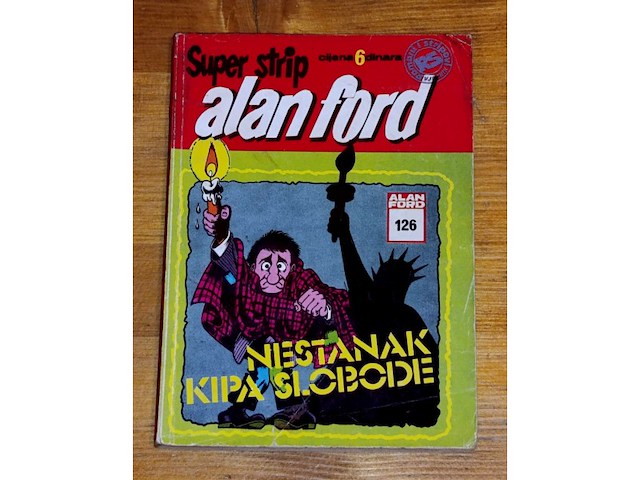 Alan Ford 126 - Nestao je kip slobode