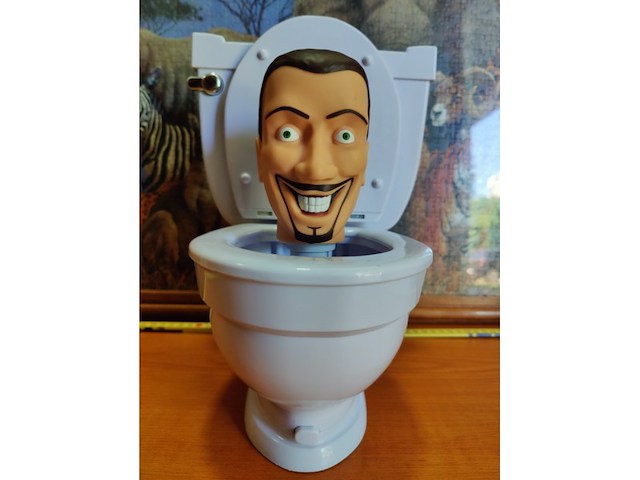 Skibidi toilet mystery velika Toalet glava iz WC šolje