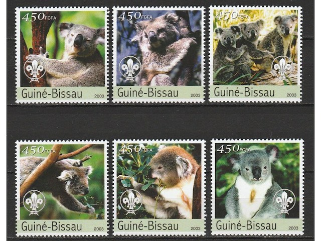 Gvineja Bisao - 2003 - Koale, skauti, izviđači
