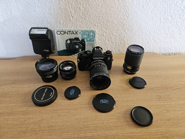 DSLR Foto aparat Contax 159 MM objektiv 4kom Carl