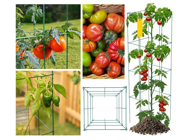 Kavezi za Paradajz i Biljke 30x30x117cm - Set 10 komada