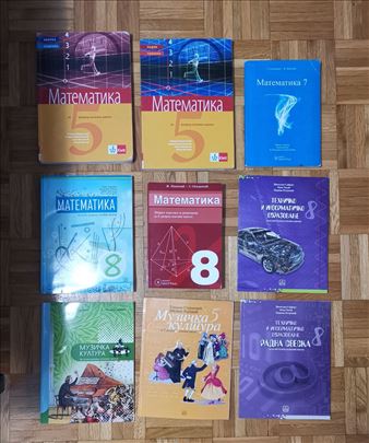 Matematika Tehničko i Muzičko za 5, 7. i 8. razred