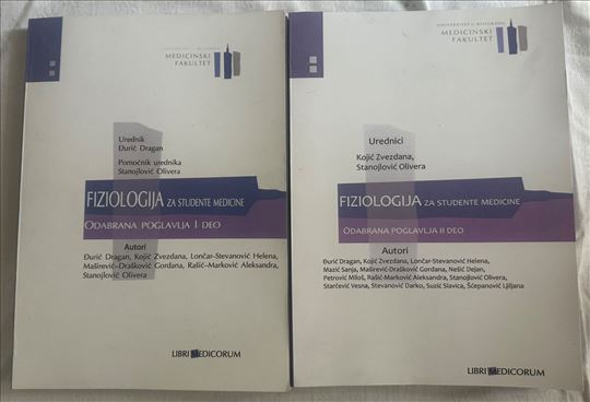 Fiziologija za studente medicine 1-2 deo poglavlja