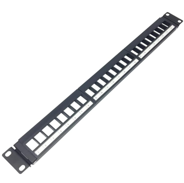 ExeLink Patch Panel cat5e 24P 19 1U bez modula sa nosačem kabla